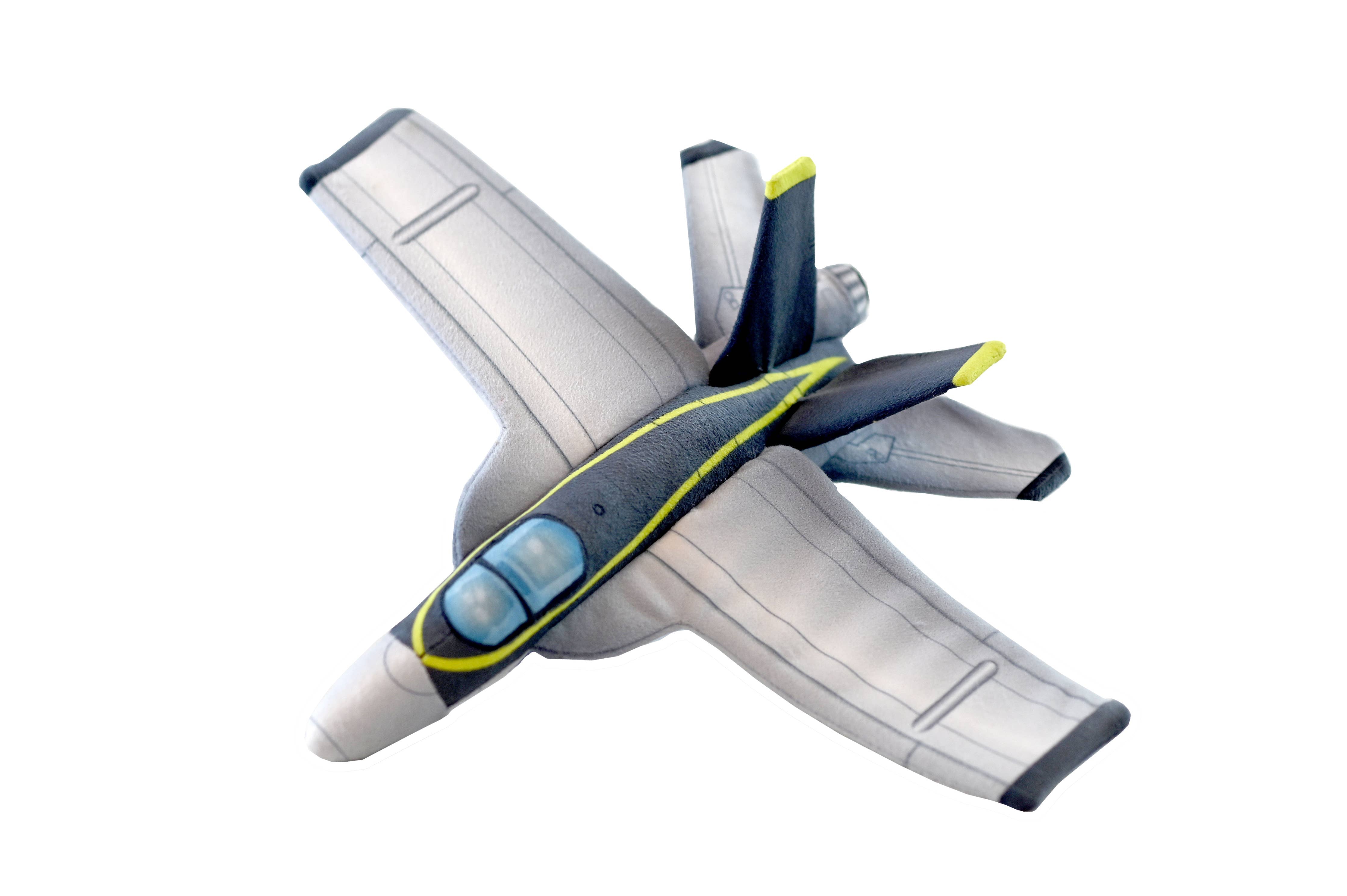 Wild Republic - Huggers Aircraft F-Stuffed Animal 8" - ParkerJoe