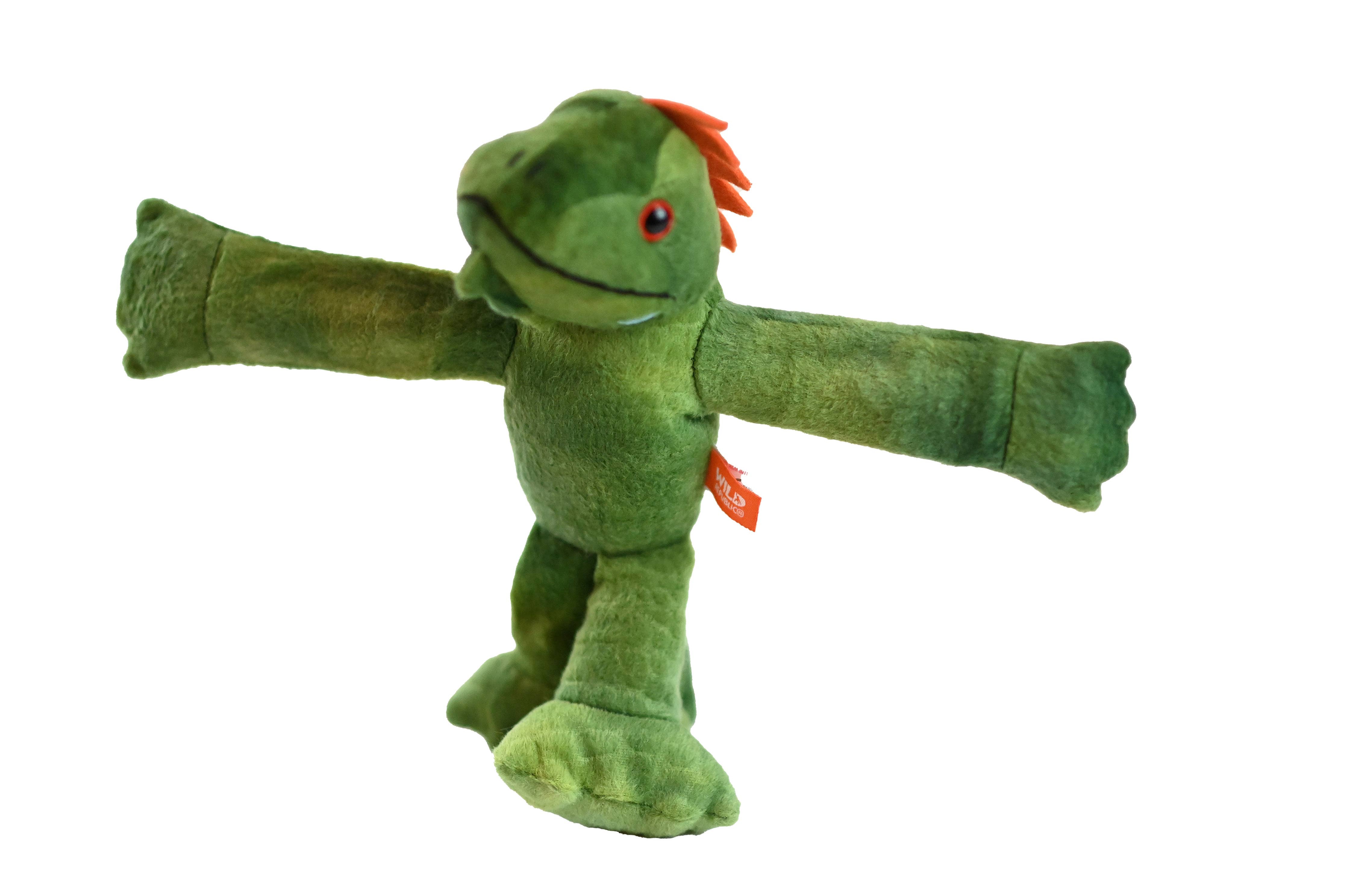 Wild Republic - Huggers Iguana Stuffed Animal 8" - ParkerJoe