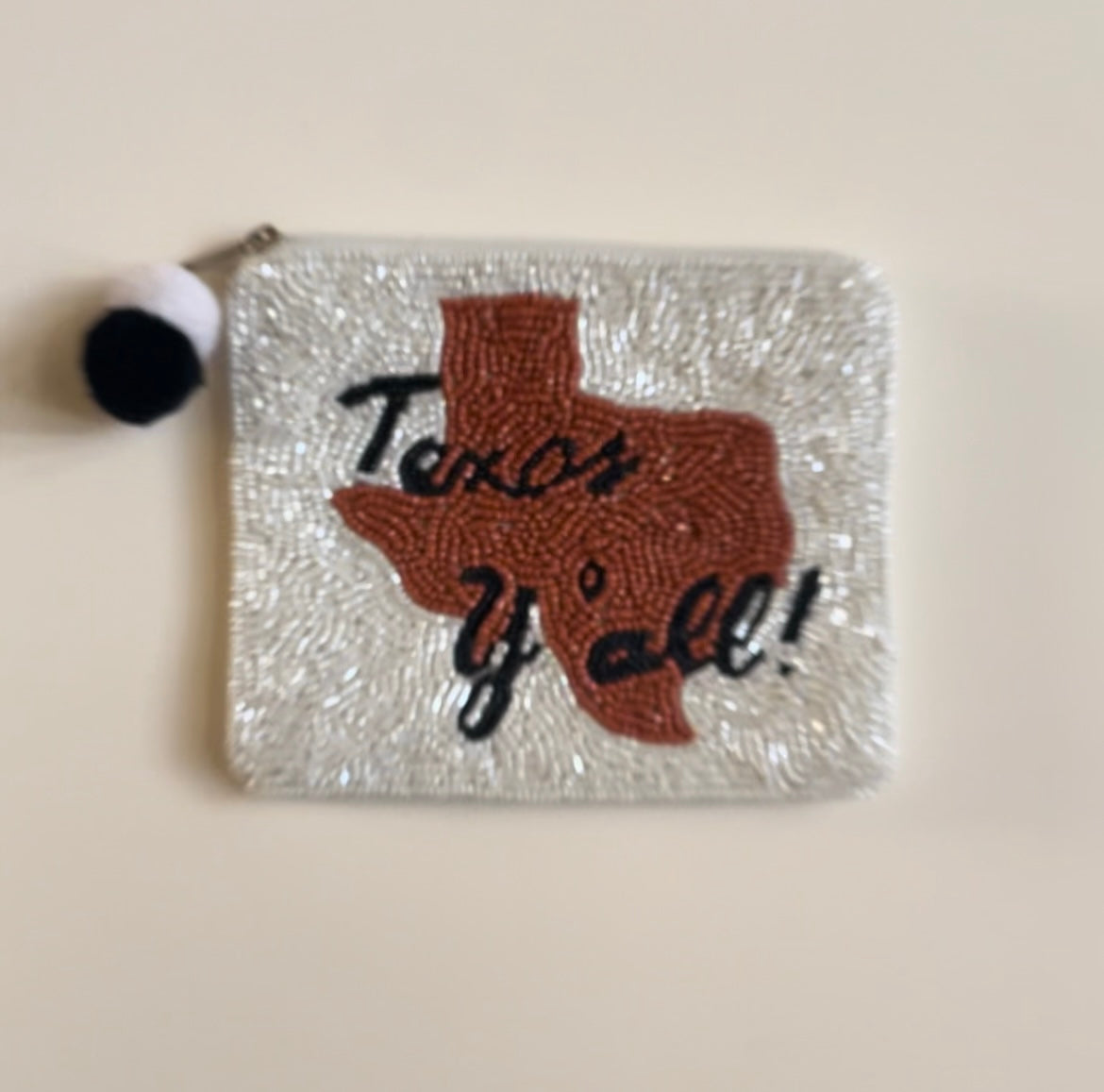 La Chic Texas Y'all Beaded Purse - ParkerJoe
